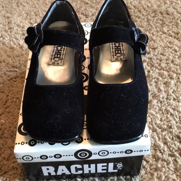 Rachel Shoes | Shoes | New In Box Vintage Rachel Black Julia Velvet ...